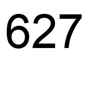 Número 627, la enciclopedia de los números - numero.wiki