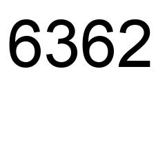 6362 número, la enciclopedia de los números - numero.wiki