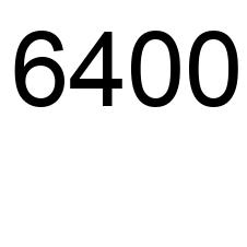 6400 número, la enciclopedia de los números - numero.wiki