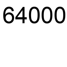 64000 número, significado y propiedades - numero.wiki