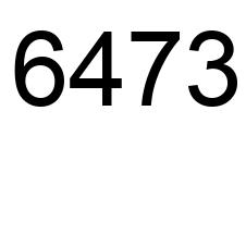 6473 número, la enciclopedia de los números - Numero.wiki