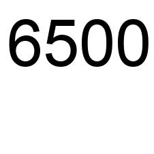 6500 número, la enciclopedia de los números - numero.wiki