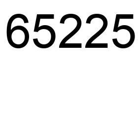 65225 número, significado y propiedades - numero.wiki