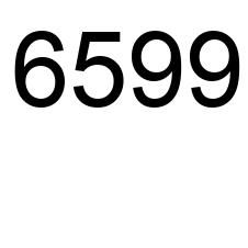 6599 número, la enciclopedia de los números - numero.wiki