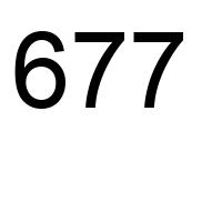 Número 677, la enciclopedia de los números - numero.wiki