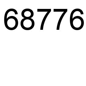 68776 número, significado y propiedades - Numero.wiki