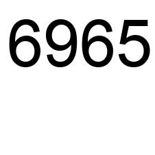 6965 número, la enciclopedia de los números - Numero.wiki