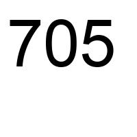 Número 705, la enciclopedia de los números - Numero.wiki