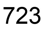 Número 723, la enciclopedia de los números - numero.wiki