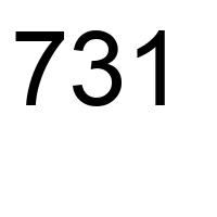 Número 731, la enciclopedia de los números - Numero.wiki