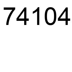 74104 número, significado y propiedades - Numero.wiki