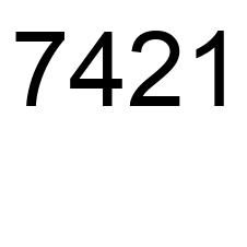 7421 número, la enciclopedia de los números - Numero.wiki