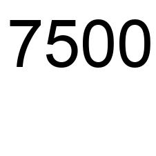 7500 número, la enciclopedia de los números - numero.wiki