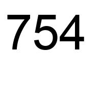Número 754, la enciclopedia de los números - numero.wiki
