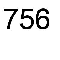 Número 756, la enciclopedia de los números - numero.wiki