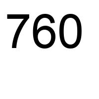 Número 760, la enciclopedia de los números - numero.wiki