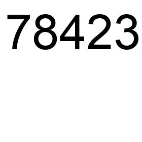 78423 número, significado y propiedades - numero.wiki