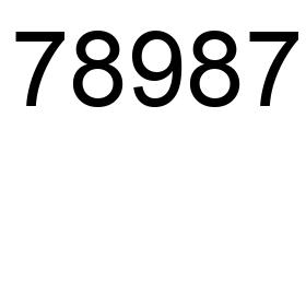 78987 número, significado y propiedades - numero.wiki
