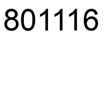 801116 número, significado y propiedades - Numero.wiki