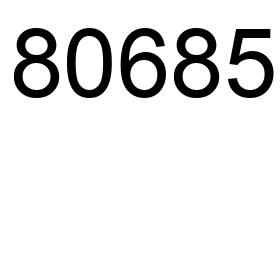 80685 número, significado y propiedades - Numero.wiki