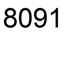 8091 número, la enciclopedia de los números - Numero.wiki