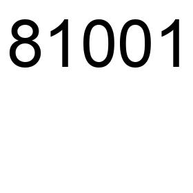 81001 número, significado y propiedades - Numero.wiki