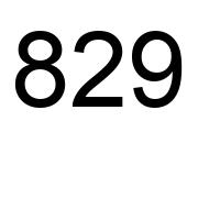 Número 829, la enciclopedia de los números - Numero.wiki