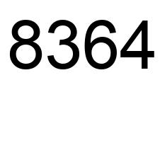 8364 número, la enciclopedia de los números - numero.wiki