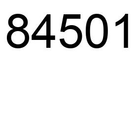 84501 número, significado y propiedades - Numero.wiki