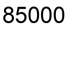 85000 número, significado y propiedades - numero.wiki