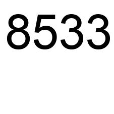 8533 número, la enciclopedia de los números - Numero.wiki
