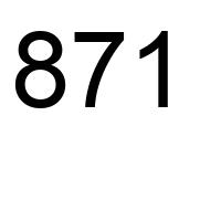 Número 871, la enciclopedia de los números - Numero.wiki
