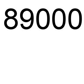 89000 número, significado y propiedades - numero.wiki