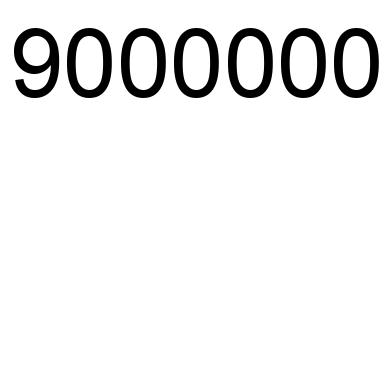 9000000 número, significado y propiedades - numero.wiki