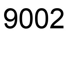 9002 número, la enciclopedia de los números - Numero.wiki