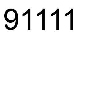 91111 número, significado y propiedades - Numero.wiki