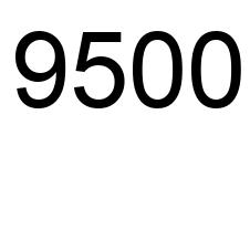 9500 número, la enciclopedia de los números - numero.wiki