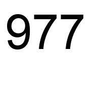 Número 977, la enciclopedia de los números - numero.wiki