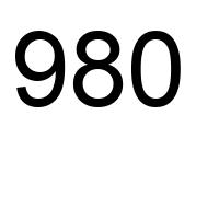 Número 980, la enciclopedia de los números - numero.wiki