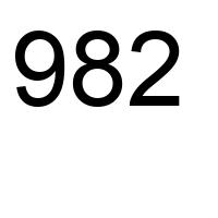 Número 982, la enciclopedia de los números - Numero.wiki