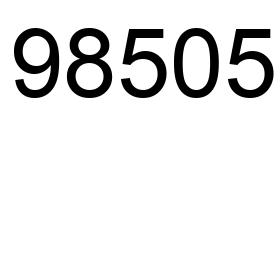 98505 número, significado y propiedades - numero.wiki