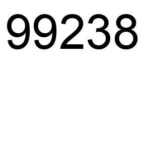 99238 número, significado y propiedades - numero.wiki